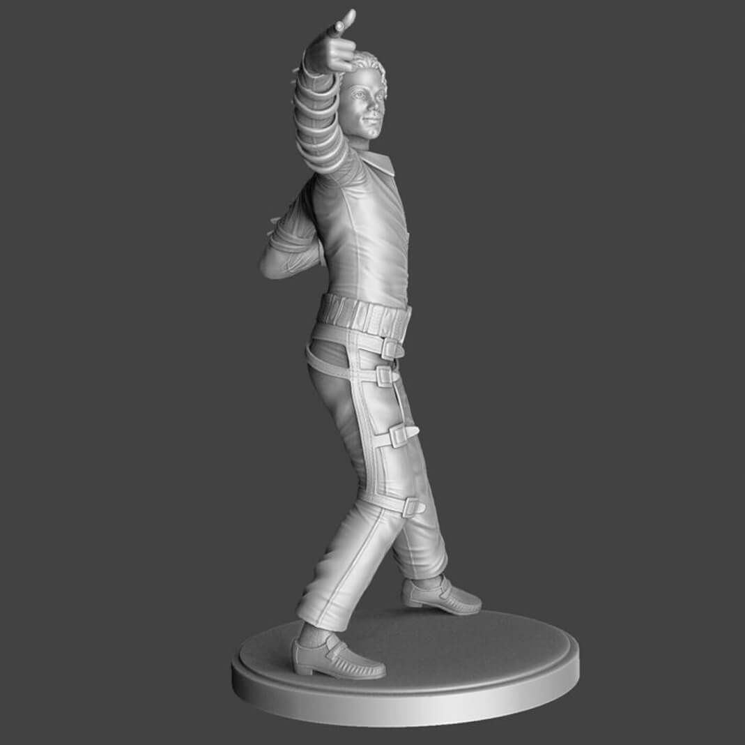 Michael Jackson (2 Options) - 3D Model by naeem32