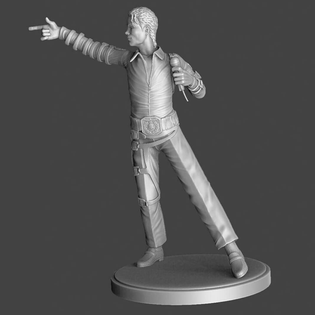 Michael Jackson Full Length - 3D Model by naeem32