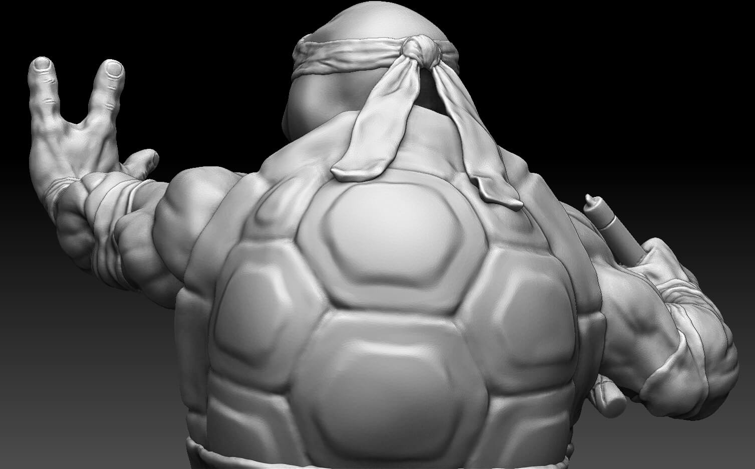 Michelangello (Ninja Turtles) - 3D Model by naeem32