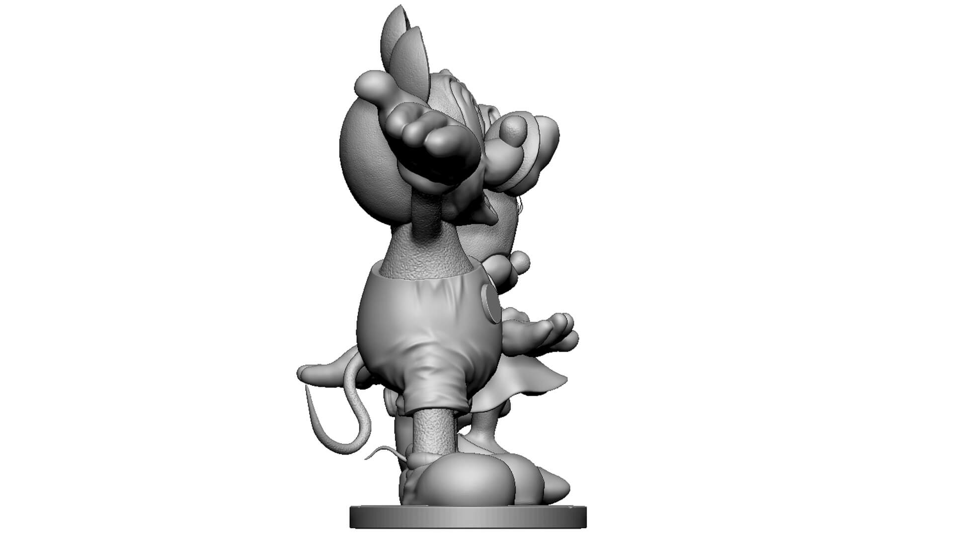Mickey and Minnie Mouse for 3D Printing Stl by naeem32