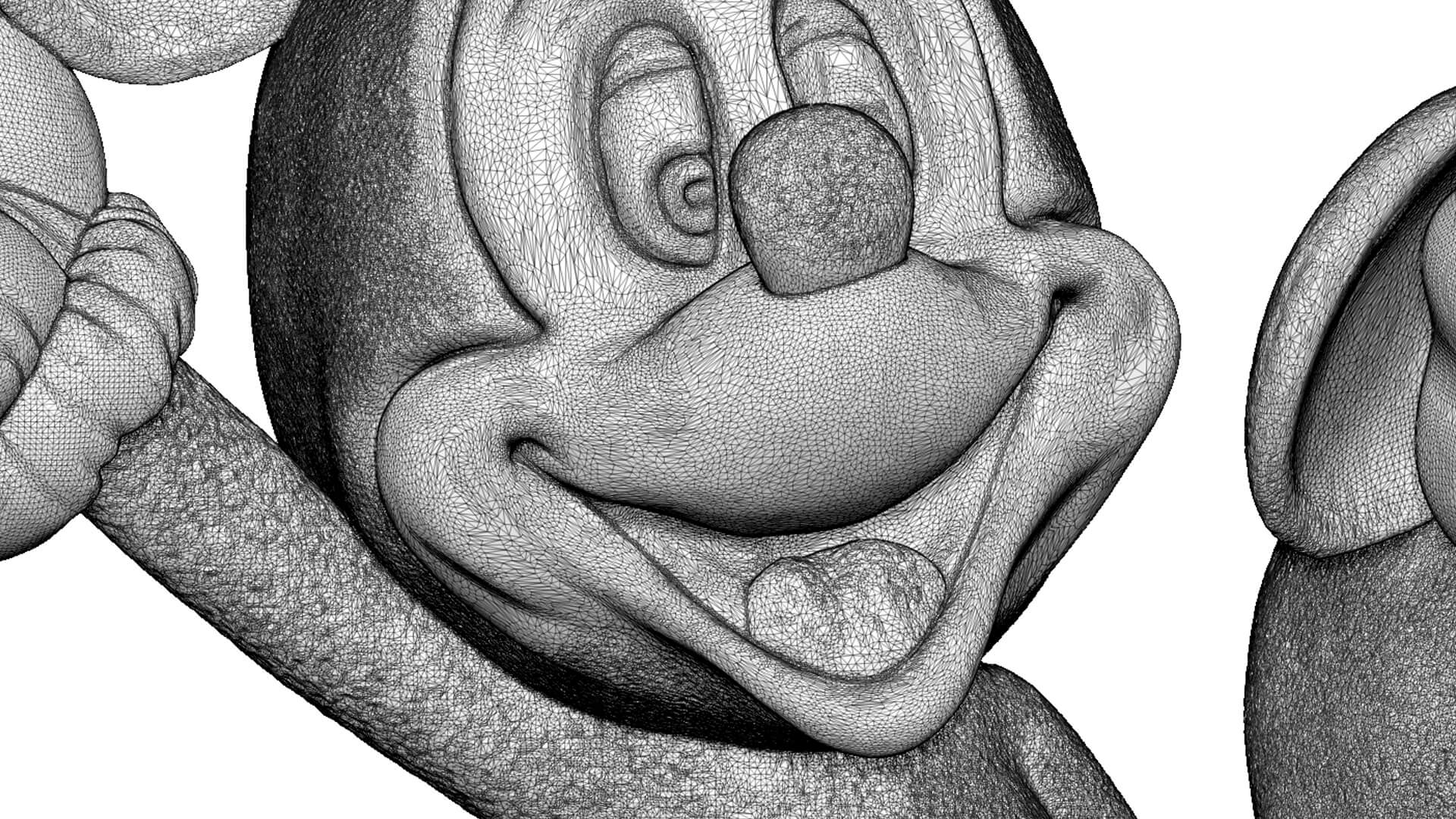 Mickey and Minnie Mouse for 3D Printing Stl by naeem32