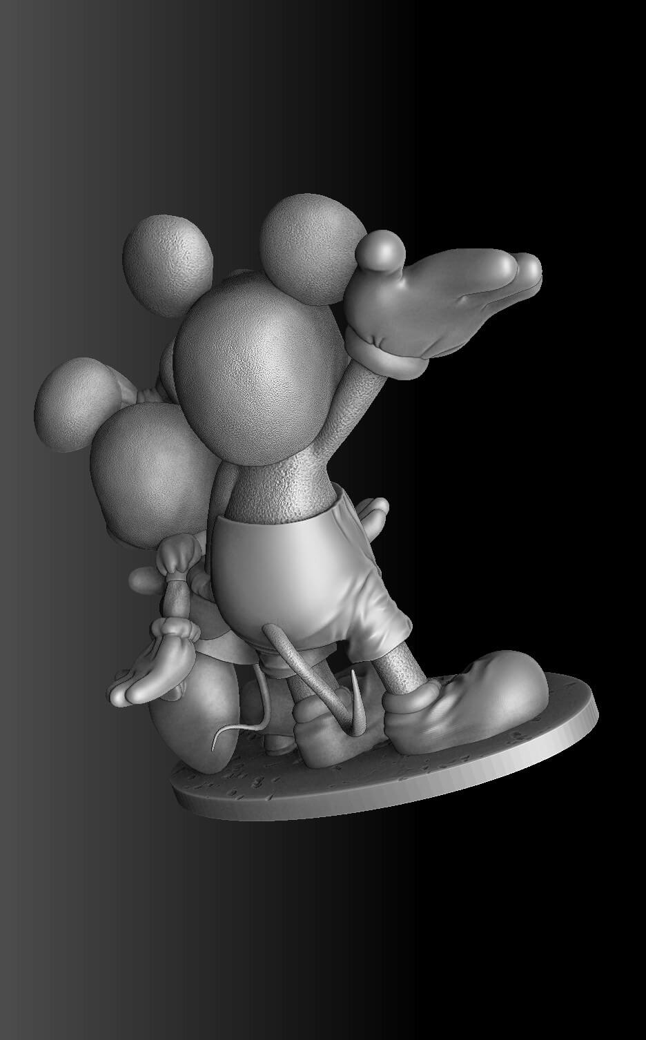 Mickey and Minnie Mouse - 3D Model by naeem32