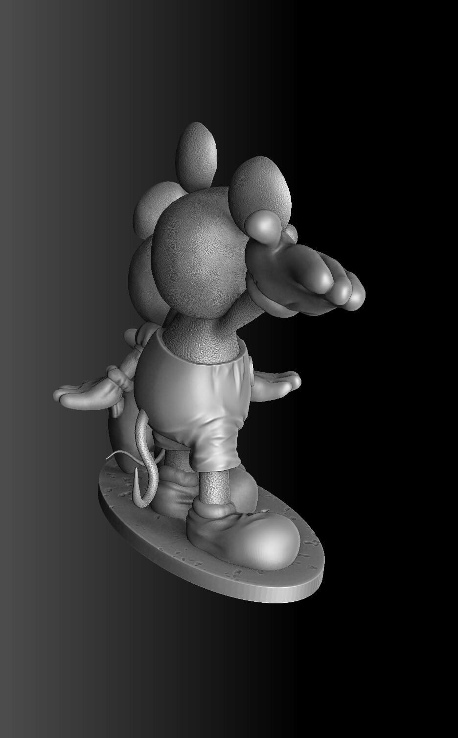 Mickey and Minnie Mouse for 3D Printing Stl by naeem32