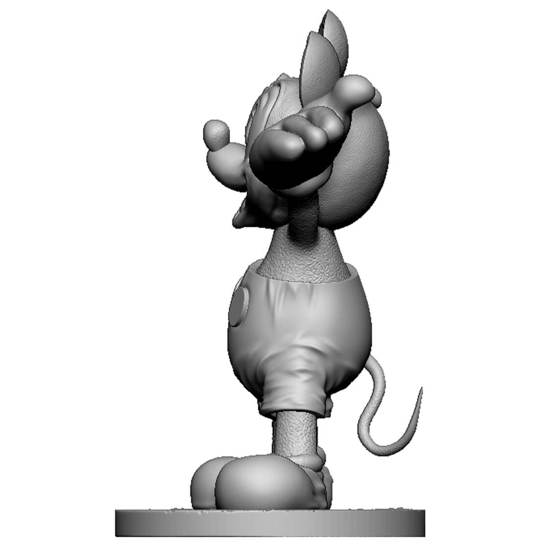 Mickey, Minnie Mouse and Pluto - 3D Model by naeem32