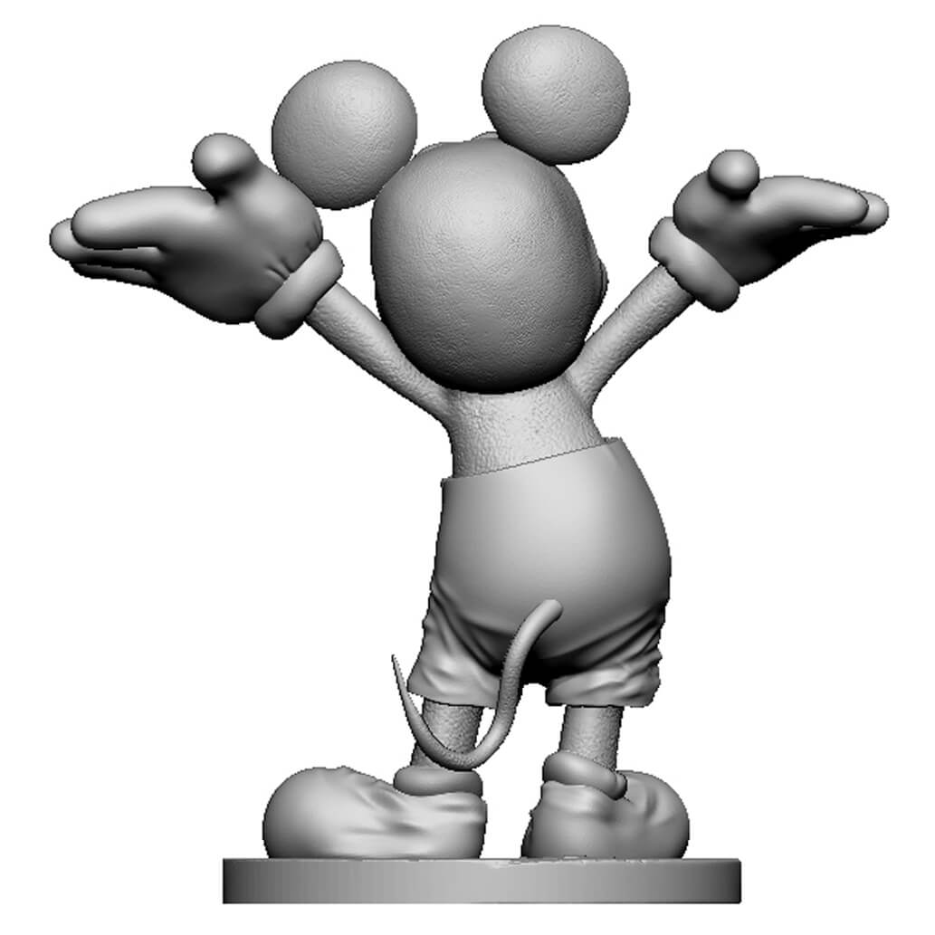 Mickey, Minnie Mouse and Pluto - 3D Model by naeem32