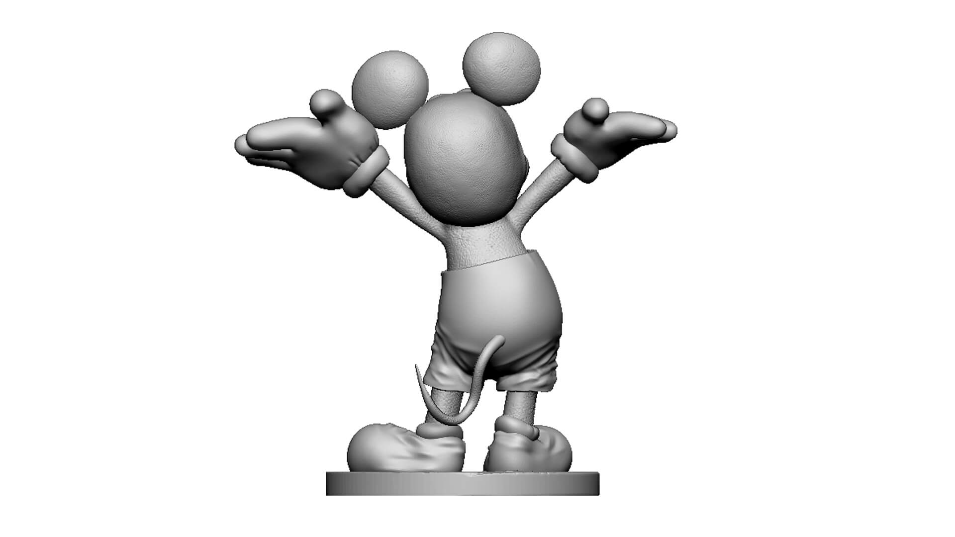 Mickey Mouse Classic - 3D Model by naeem32