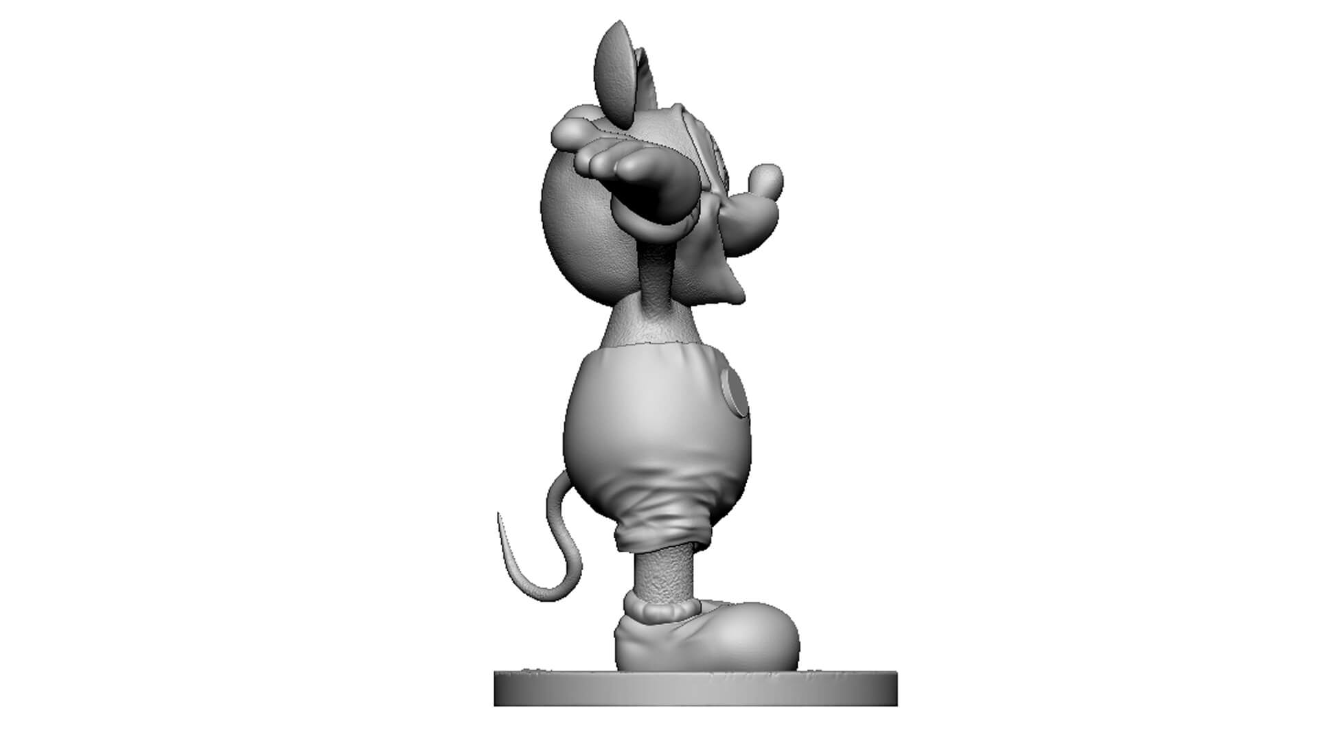 Mickey Mouse Classic for 3D Printing by naeem32