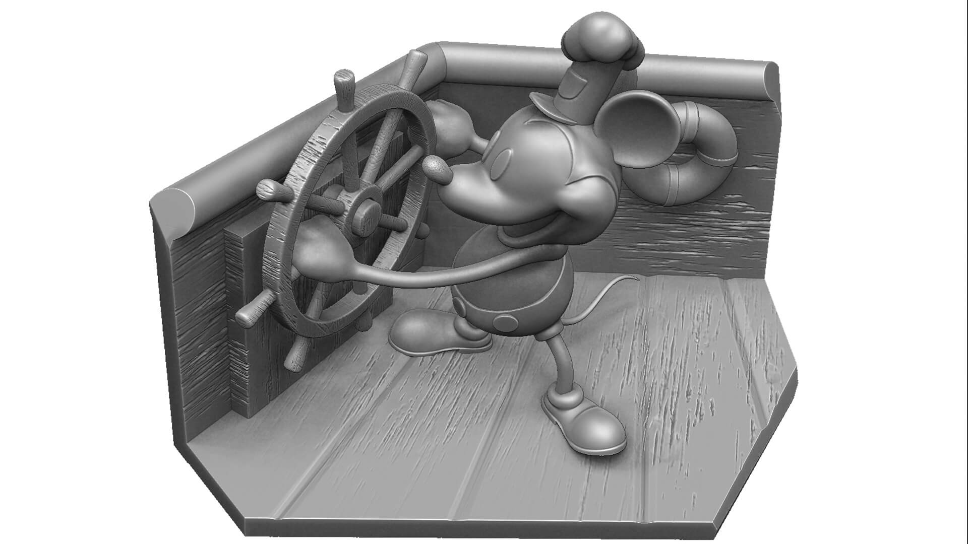 Mickey Mouse Original 1928 - 3D Model by naeem32