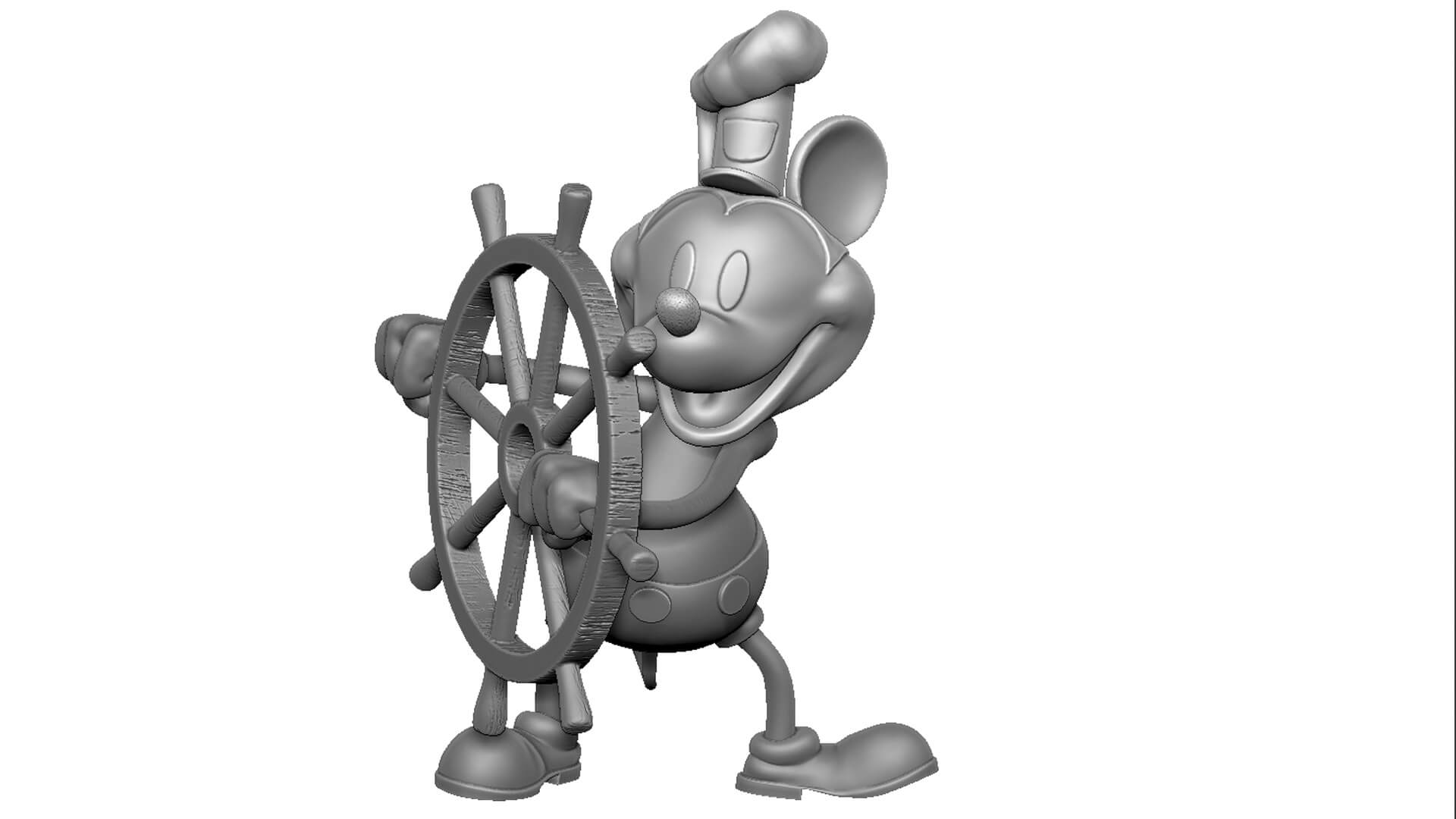Mickey Mouse Original 1928 - 3D Model by naeem32