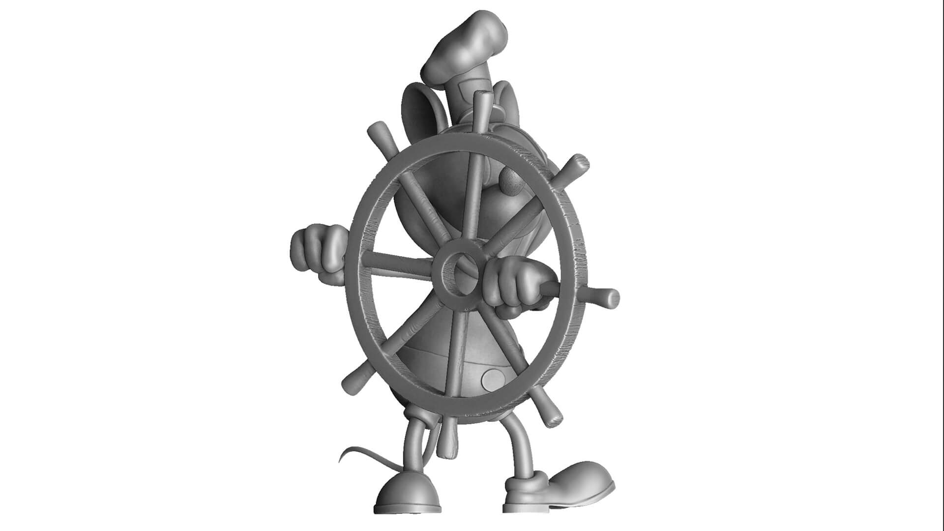 Mickey Mouse Original 1928 - 3D Model by naeem32