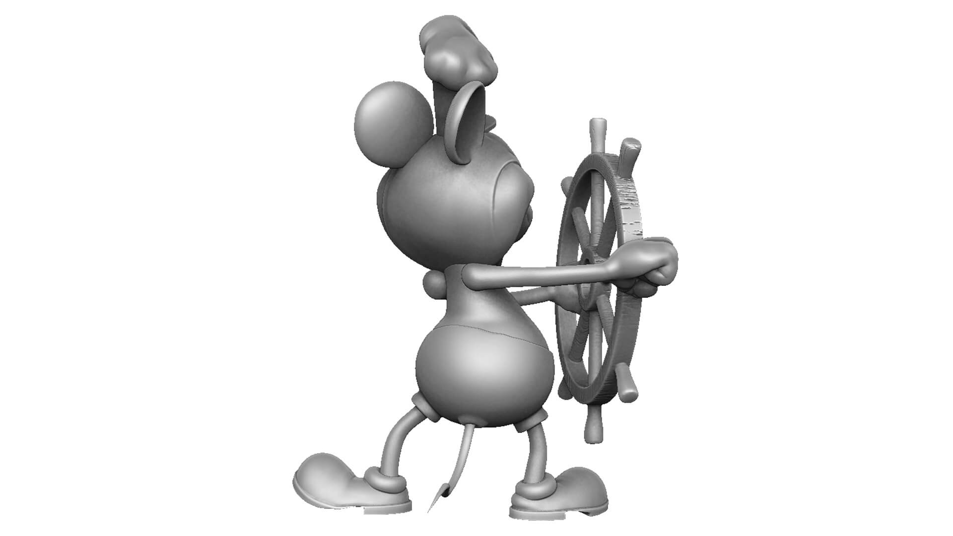 Mickey Mouse Original 1928 - 3D Model by naeem32