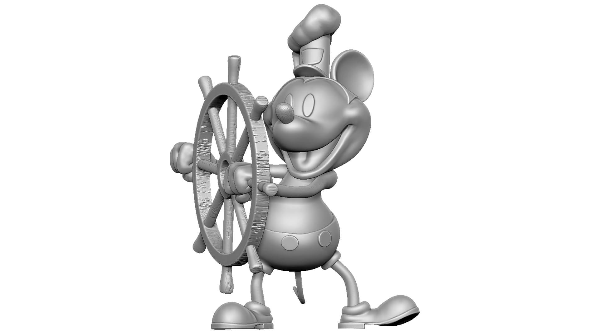 Mickey Mouse Original 1928 for 3D Printing Stl by naeem32