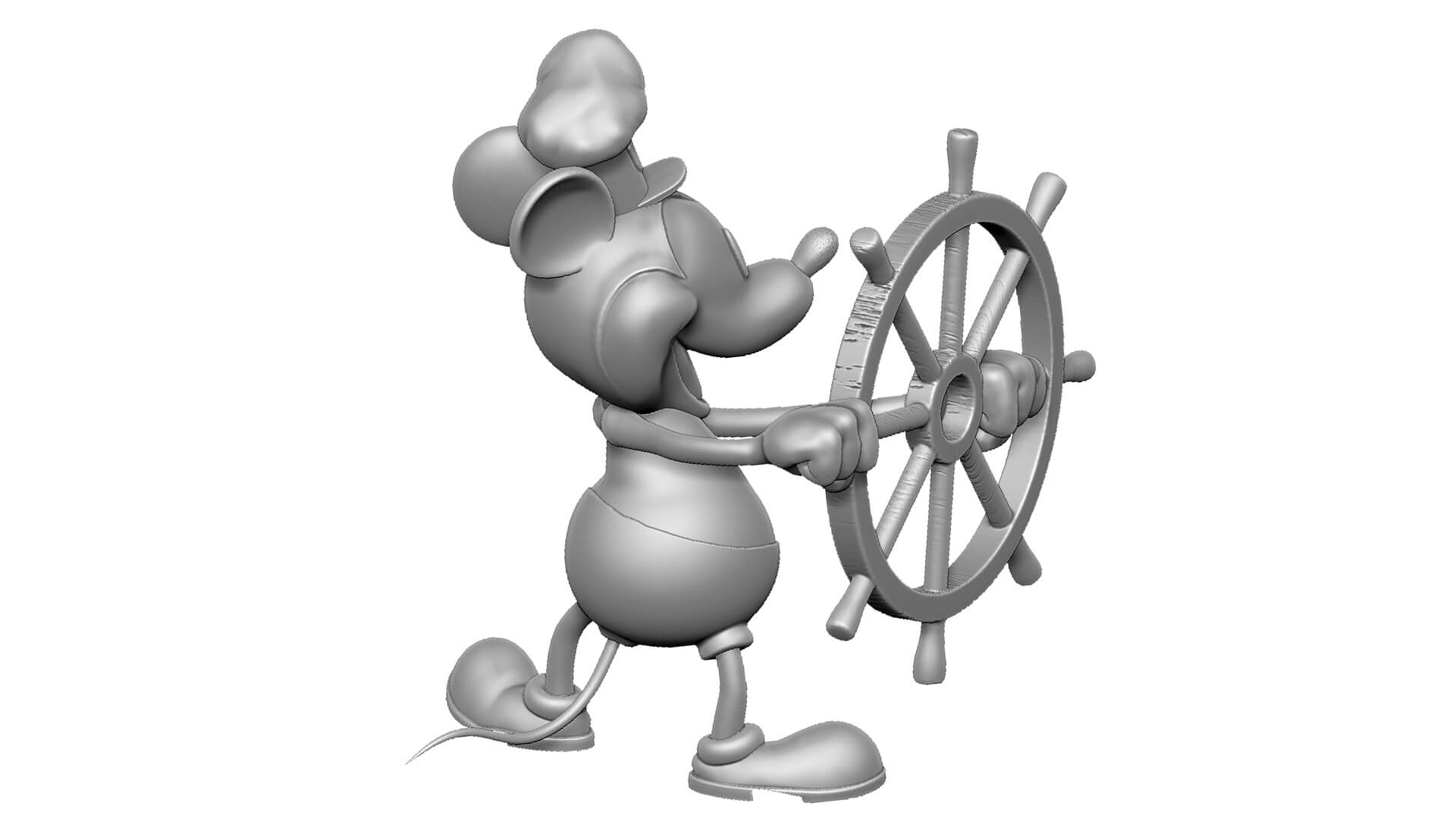 Mickey Mouse Original 1928 - 3D Model by naeem32