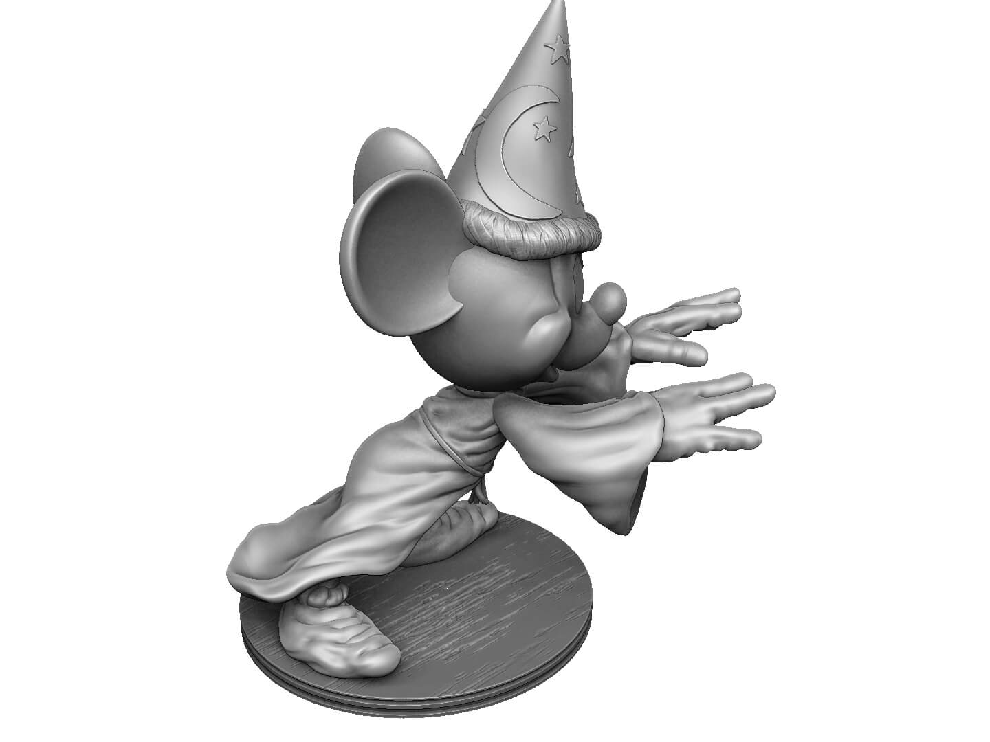 Mickey Wizard Stl 3D Printable by naeem32