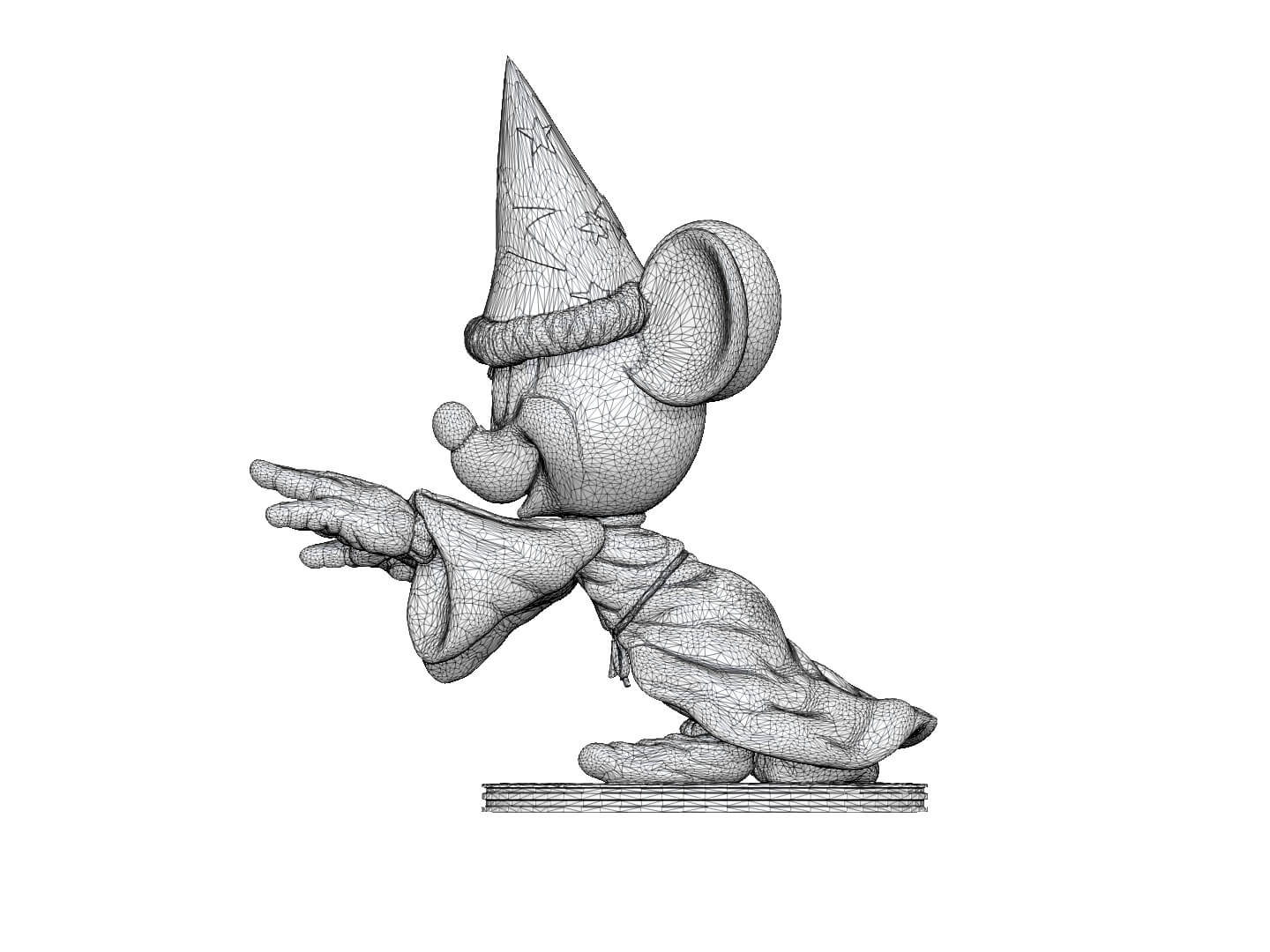 Mickey Wizard Stl 3D Printable by naeem32