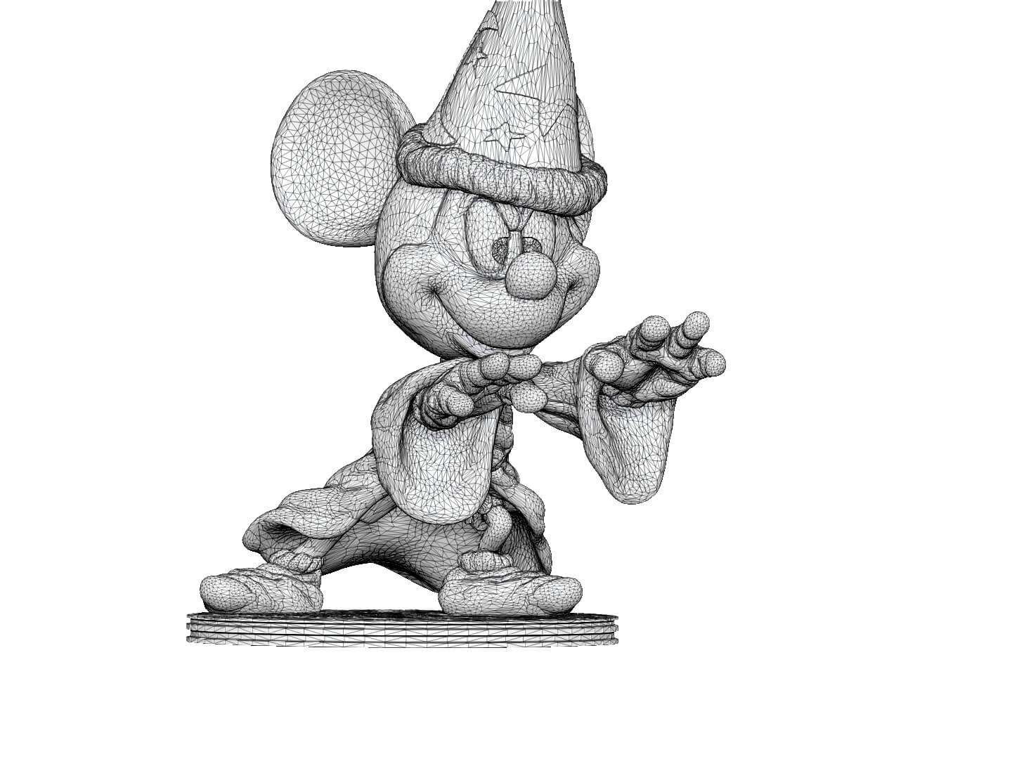 Mickey Wizard Stl 3D Printable by naeem32