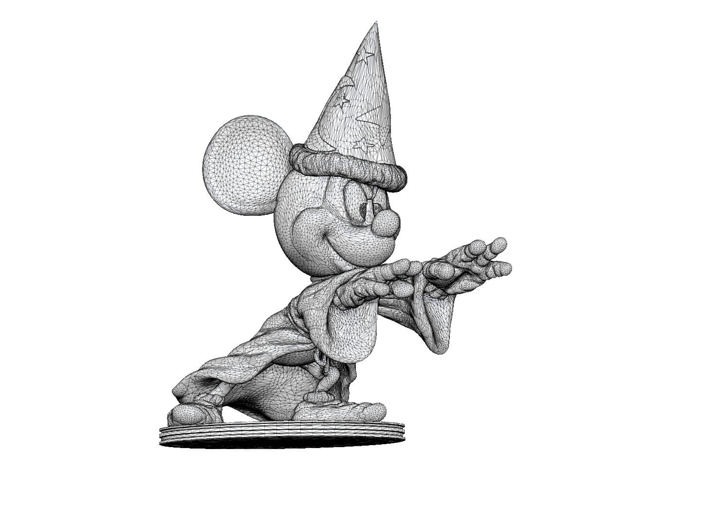 Mickey Wizard - 3D Model by naeem32