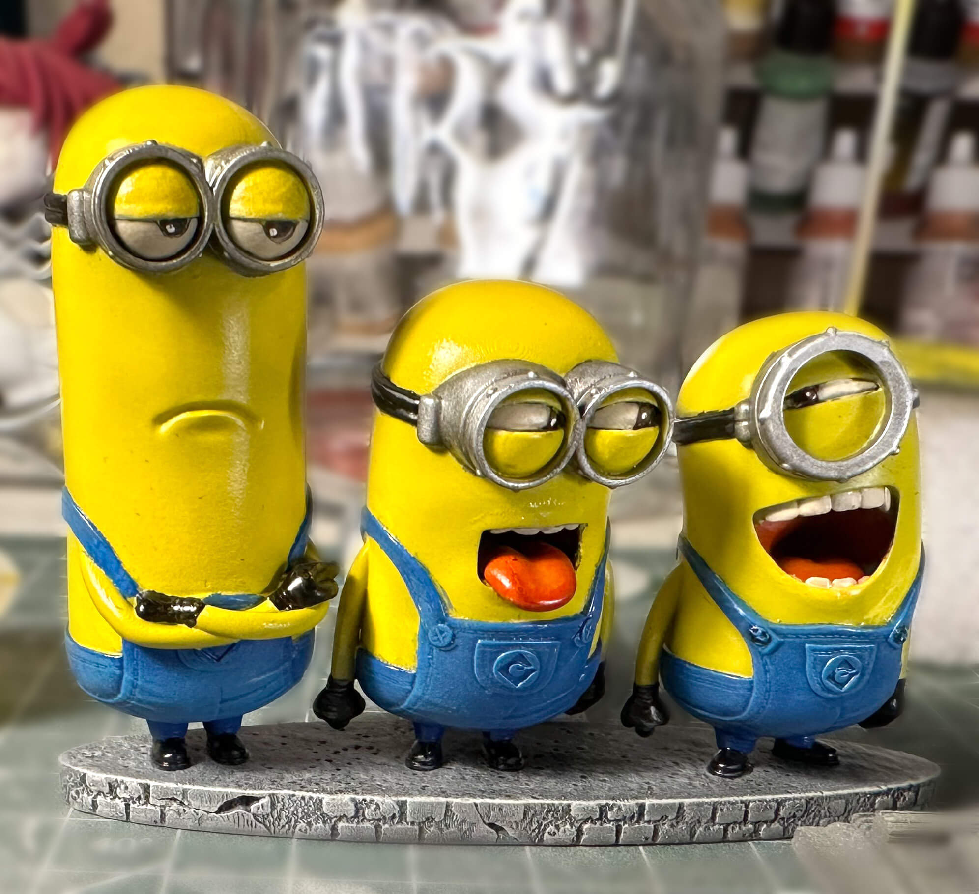 3 Minions - 3D Model by naeem32