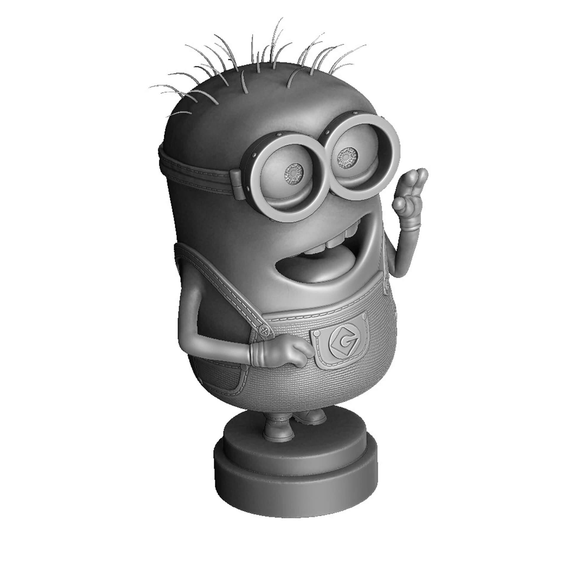 Minions Set for 3D Printing Stl by naeem32