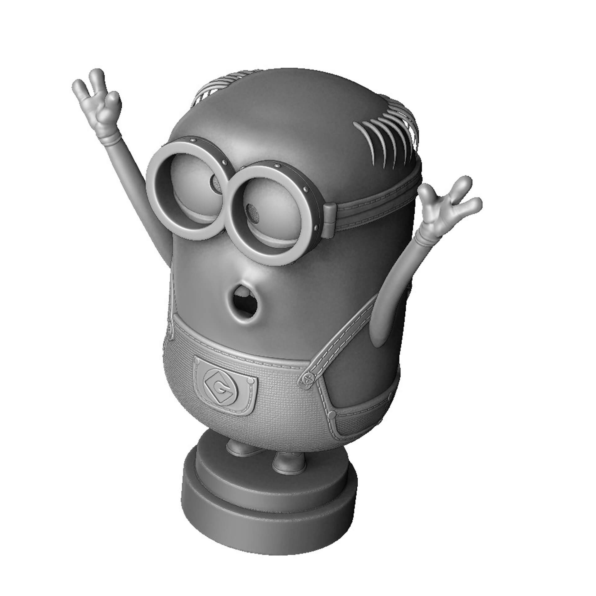 Minions Set for 3D Printing Stl by naeem32