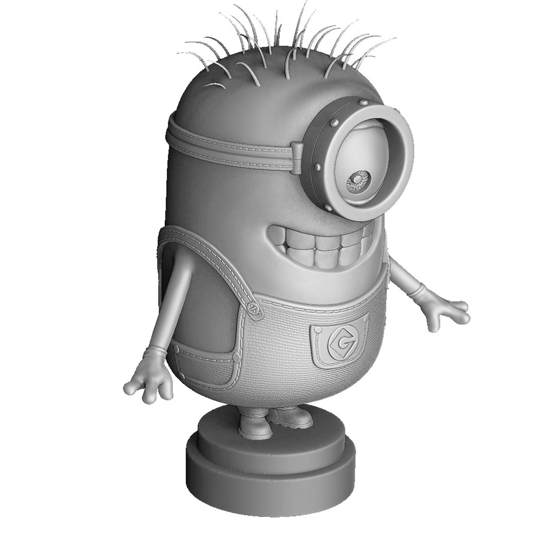 Minions Set for 3D Printing Stl by naeem32