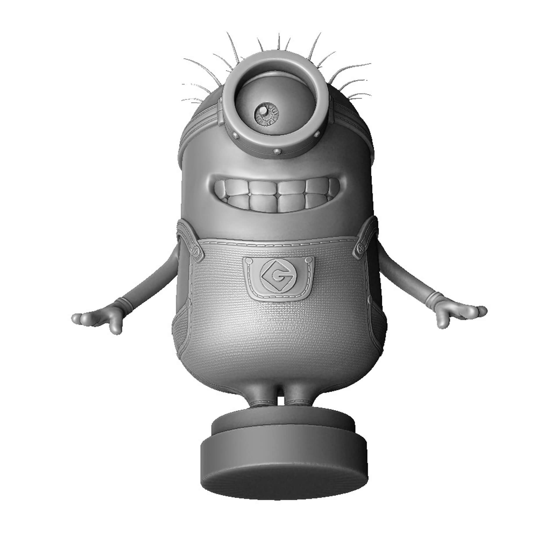 Minions Set for 3D Printing Stl by naeem32