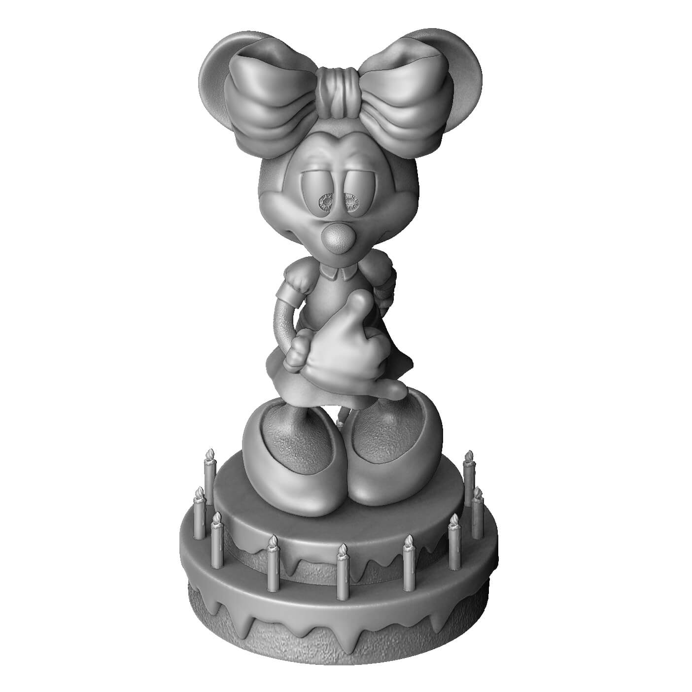 Minnie Mouse OK for 3D Printing Stl by naeem32