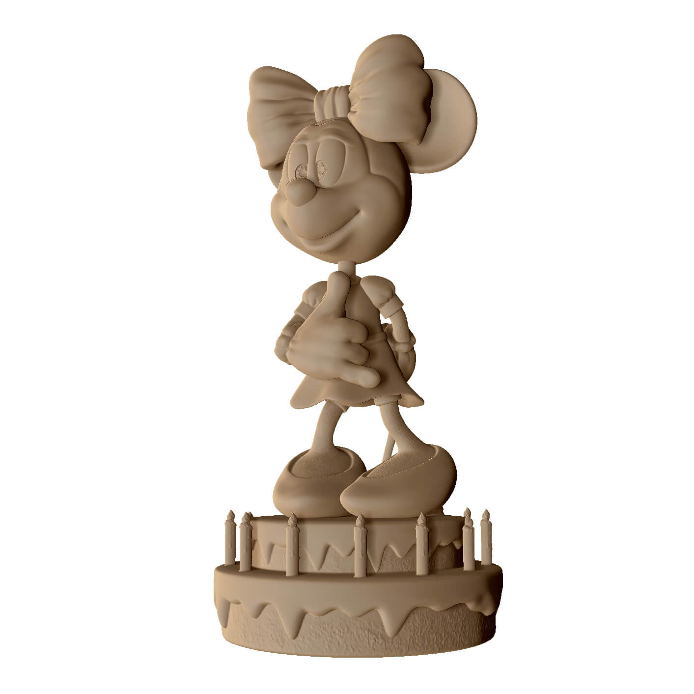 Minnie Mouse OK for 3D Printing Stl by naeem32