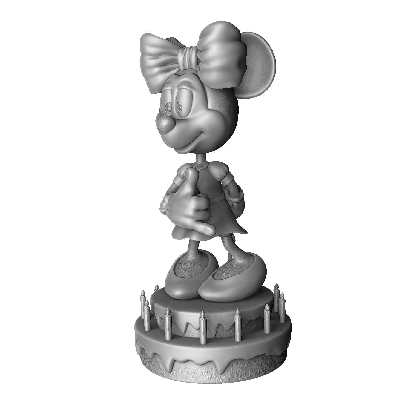 Minnie Mouse OK for 3D Printing Stl by naeem32