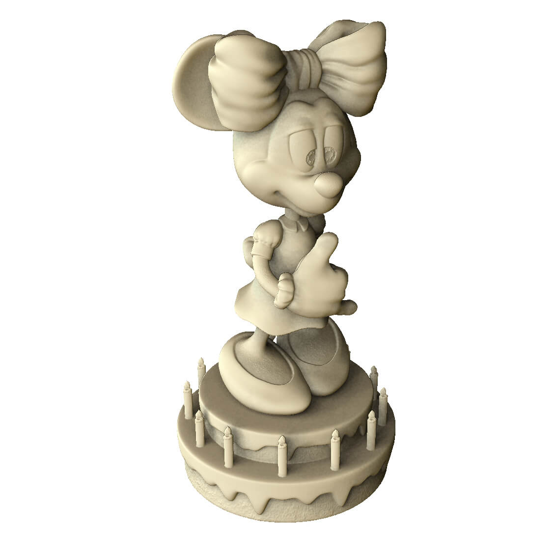 Minnie Mouse OK for 3D Printing Stl by naeem32