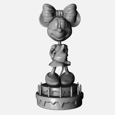 Minnie Mouse OK - 3D Model by naeem32