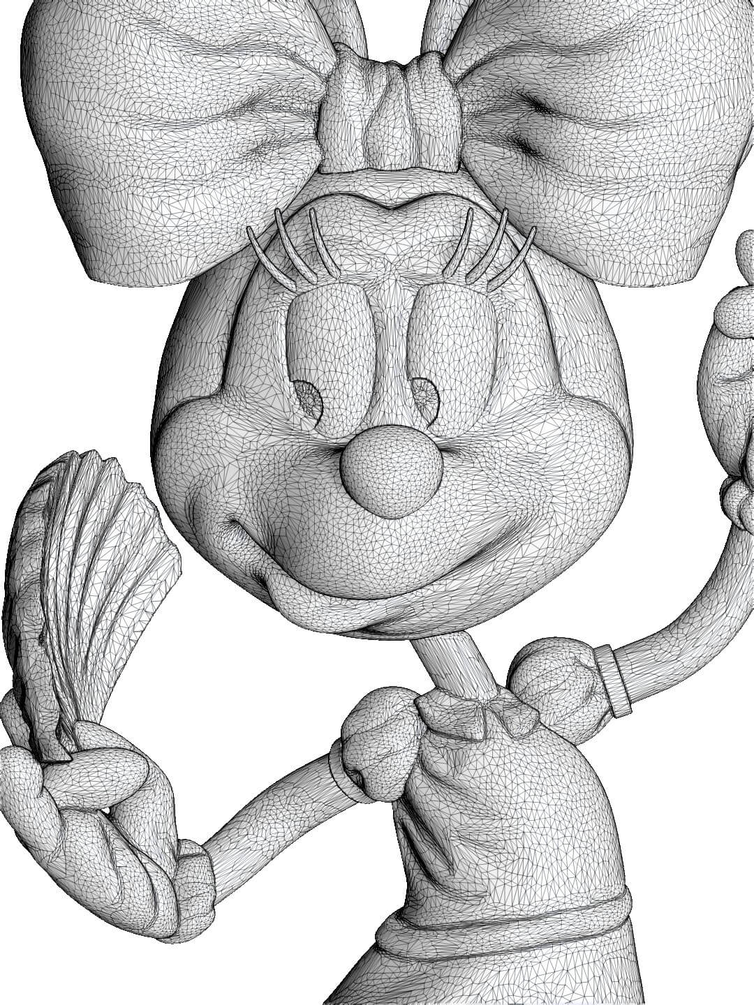 Minnie Mouse Dancing - 3D Model by naeem32