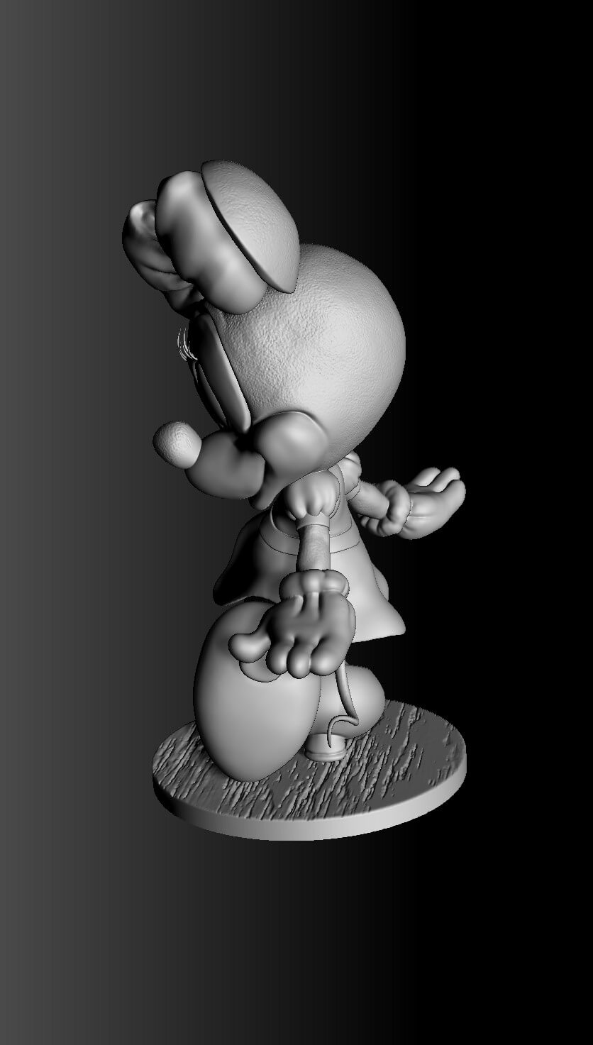 Minnie Mouse for 3D Printing Stl by naeem32
