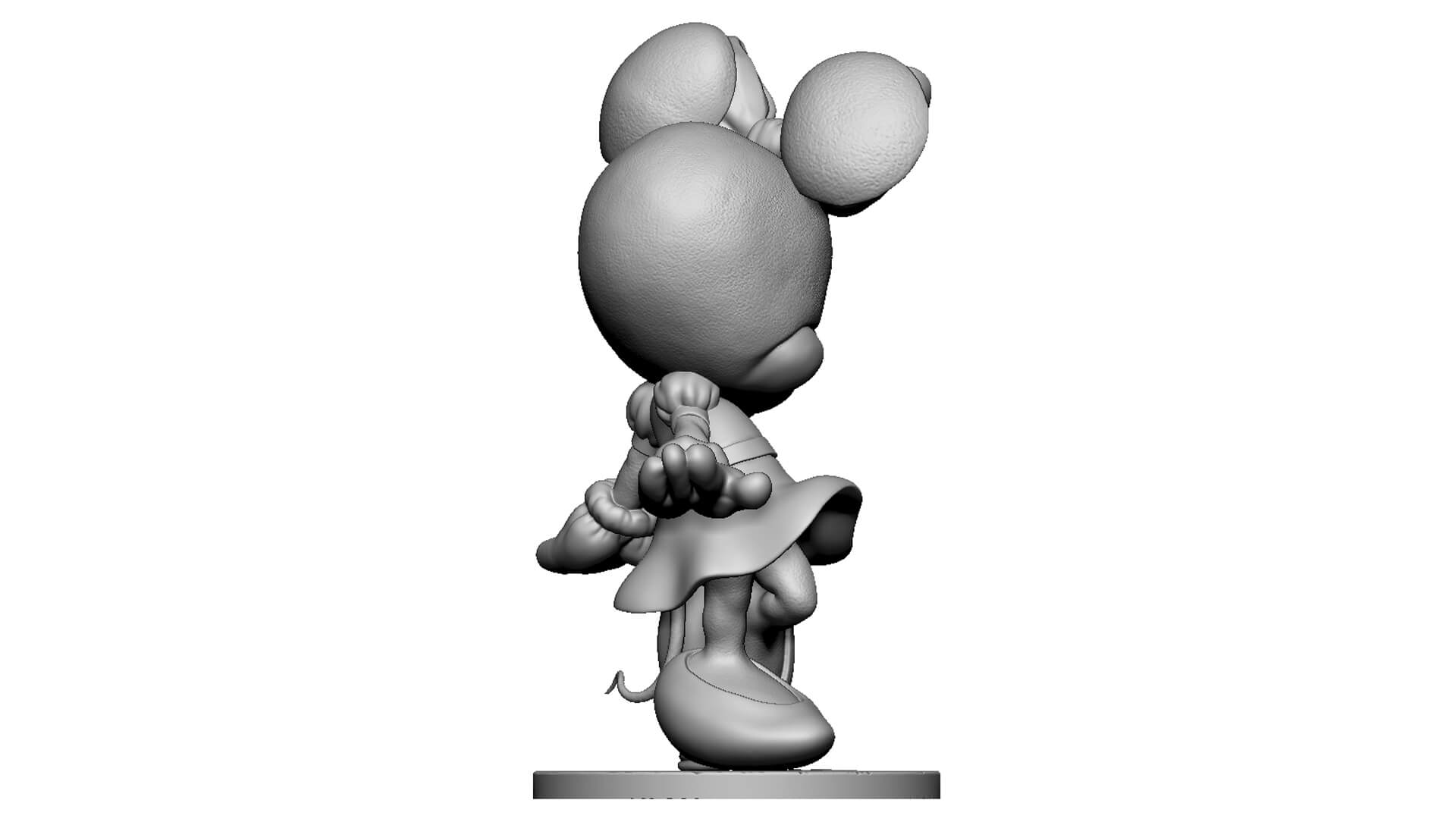 Minnie Mouse for 3D Printing Stl by naeem32