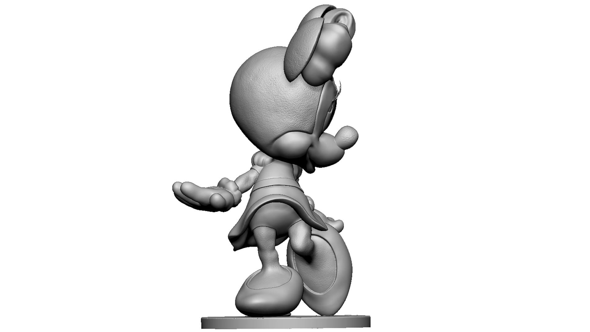 Minnie Mouse for 3D Printing Stl by naeem32