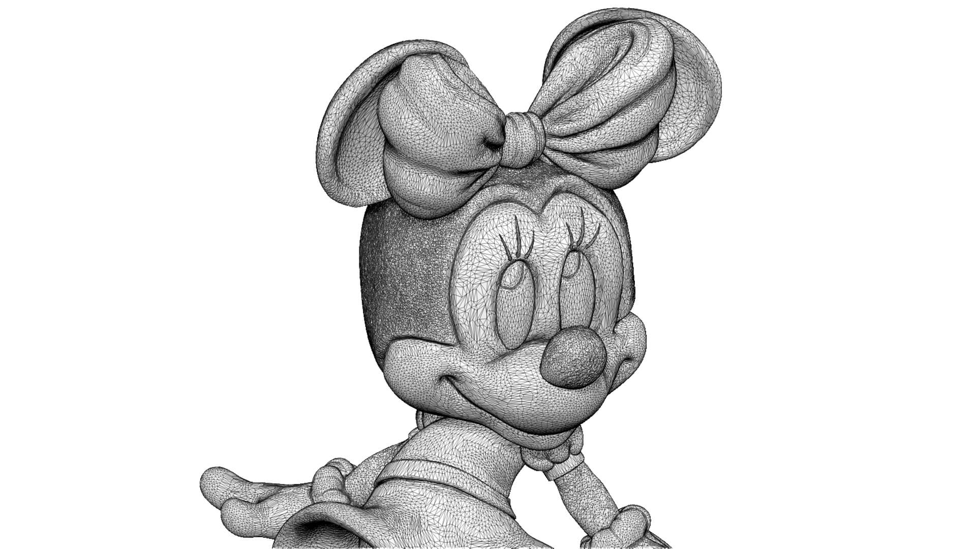 Minnie Mouse for 3D Printing Stl by naeem32