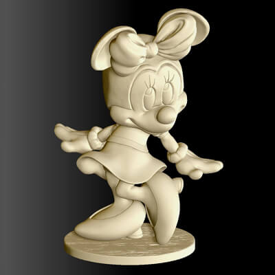 Minnie Mouse (Walt Disney) - 3D Model by naeem32