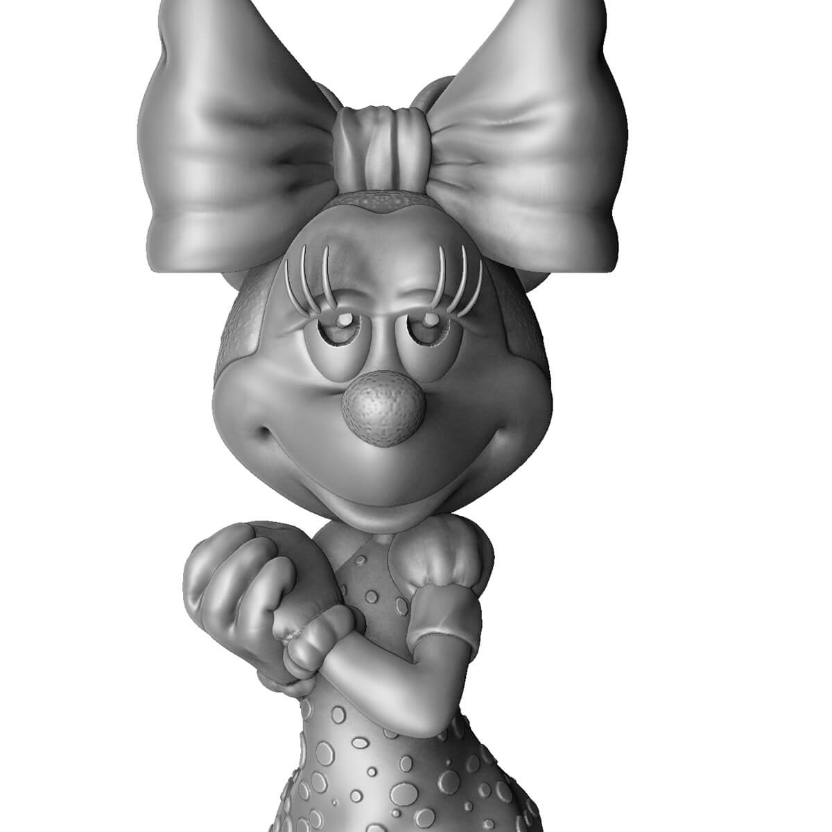 Minnie Mouse in Love for 3D Printing Stl by naeem32