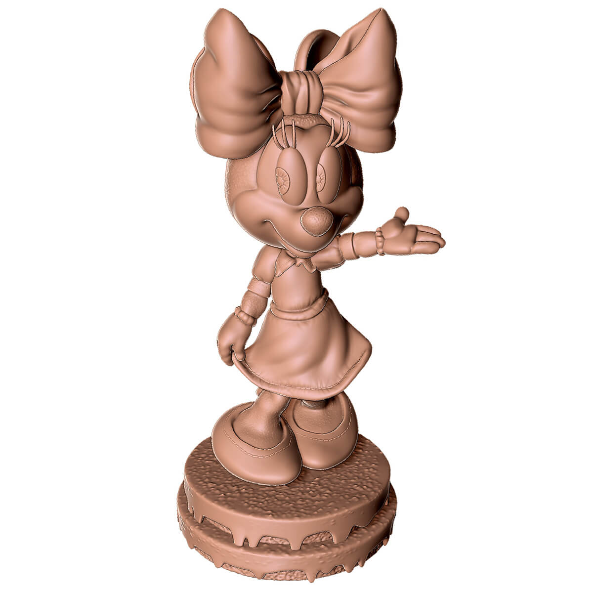 Minnie Mouse Welcomes for 3D Printing Stl by naeem32