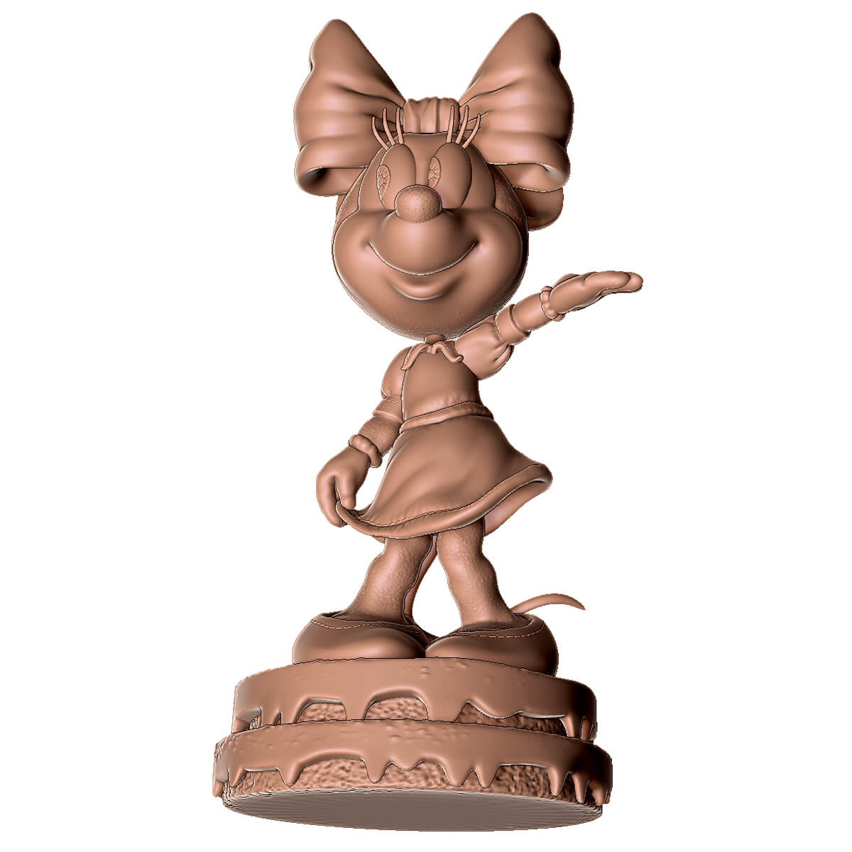 Minnie Mouse Welcomes for 3D Printing Stl by naeem32