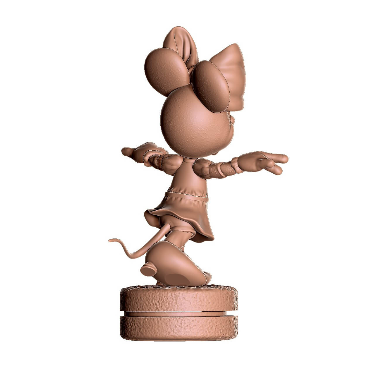 Minnie Mouse Wua-La for 3D Printing Stl by naeem32