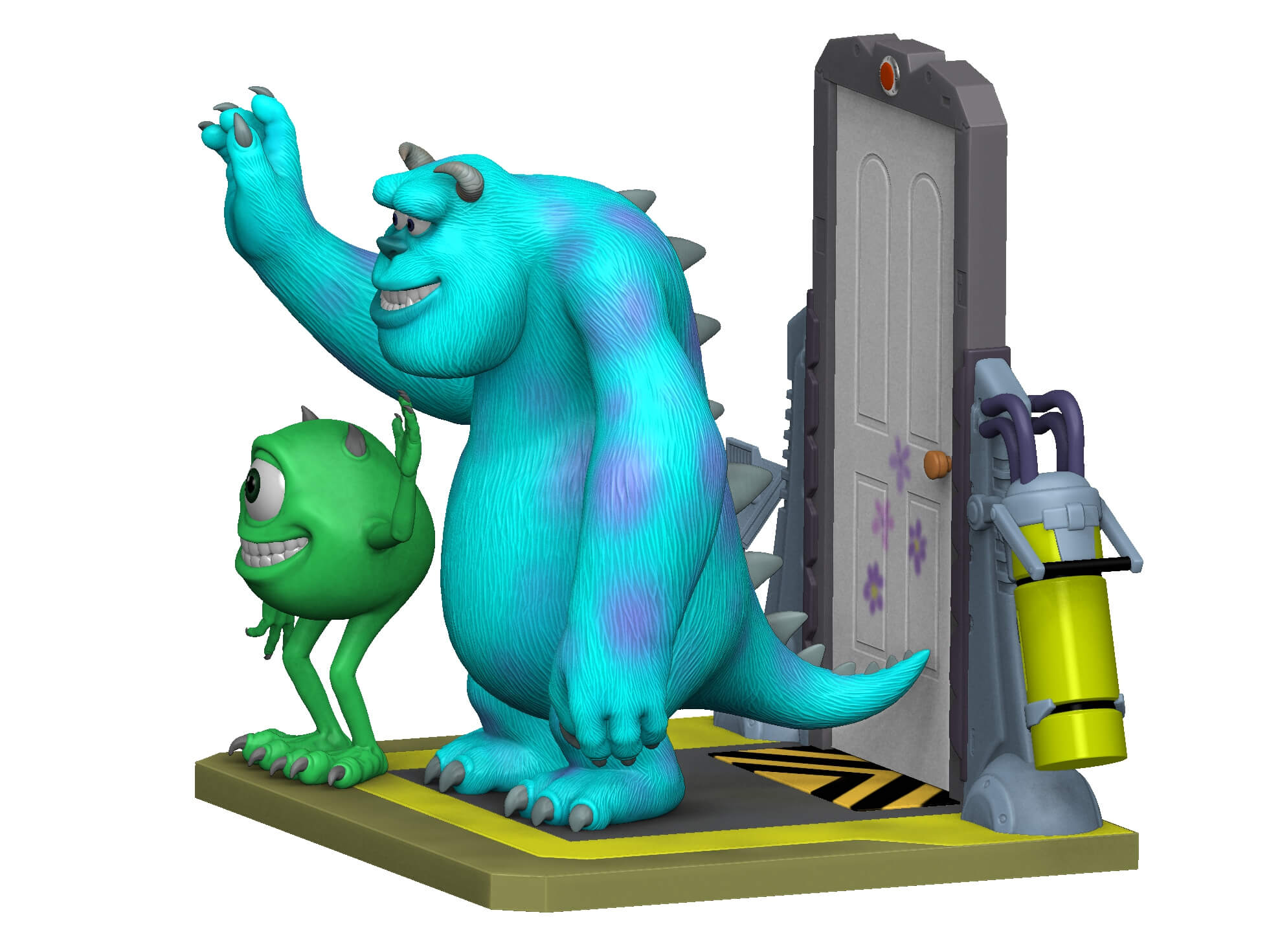 Monsters, Inc - 3D Model by naeem32