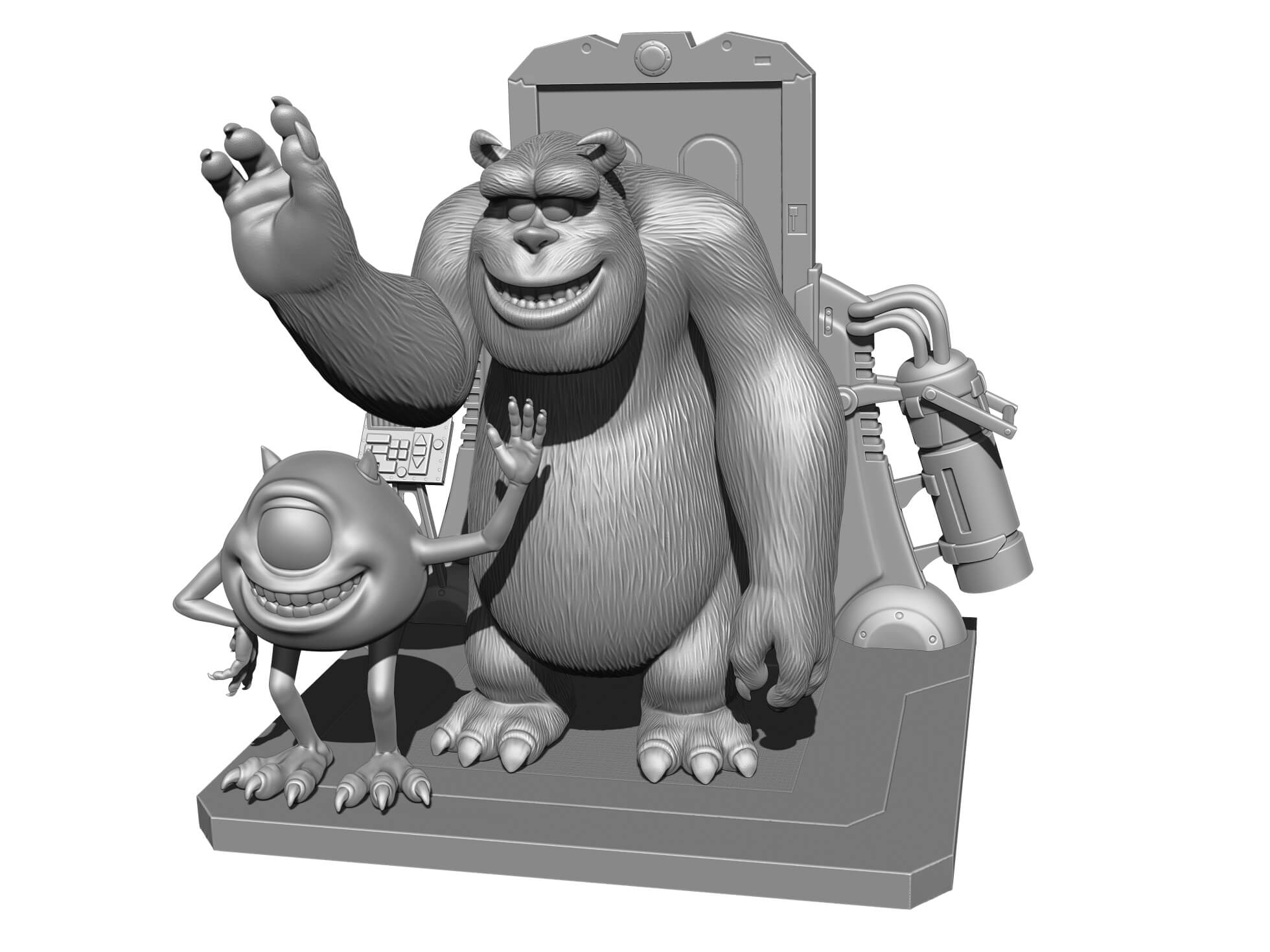 Monsters, Inc - 3D Model by naeem32
