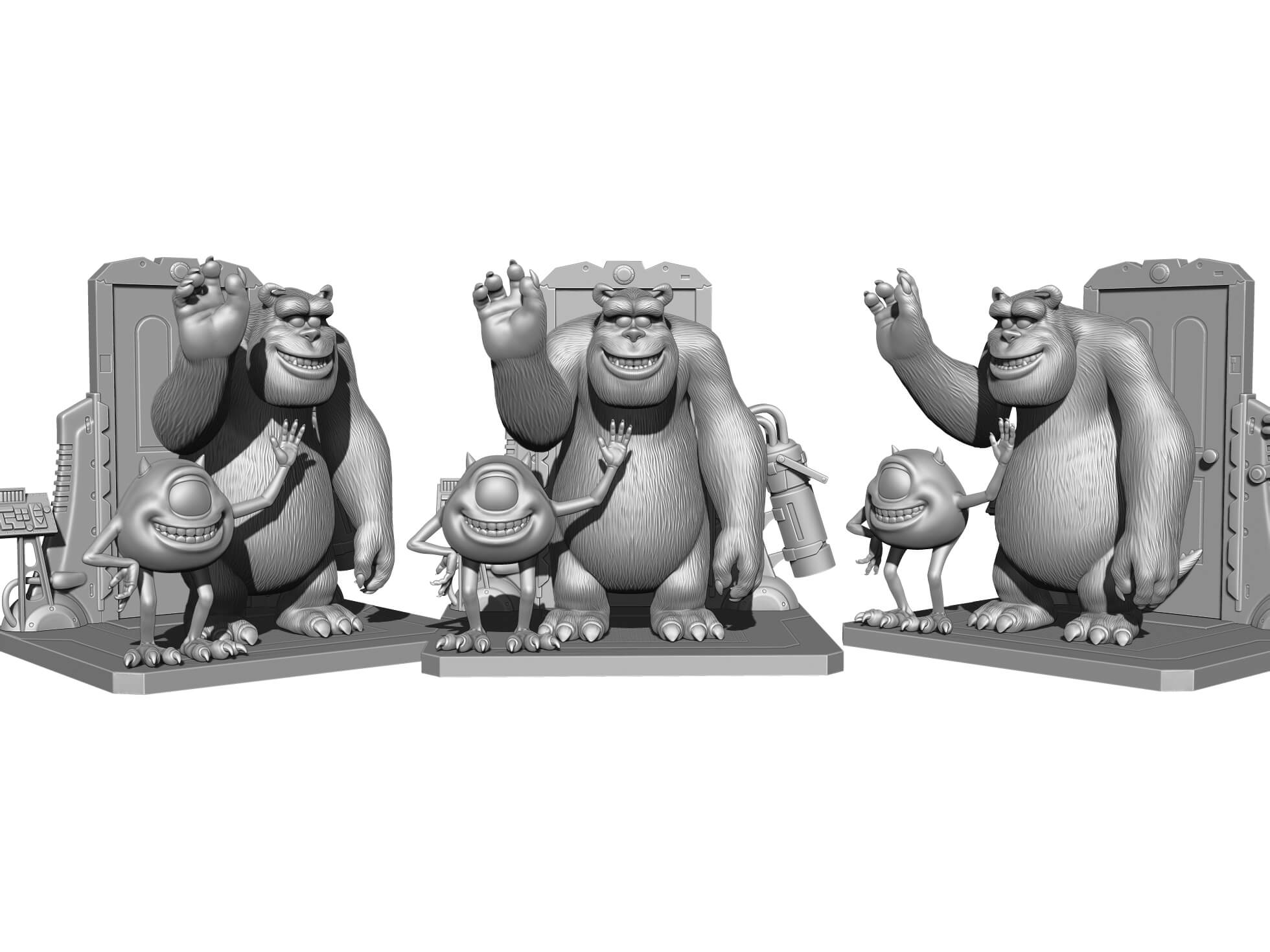 Monsters, Inc - 3D Model by naeem32