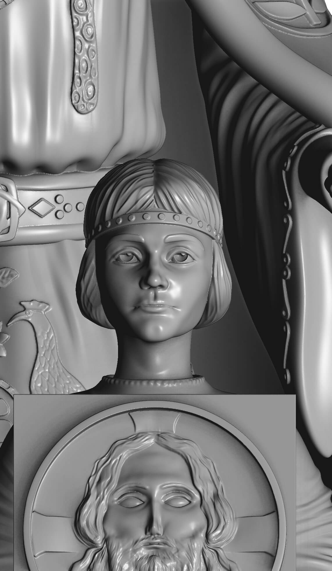 Monument To Princess Olga - 3D Model by naeem32