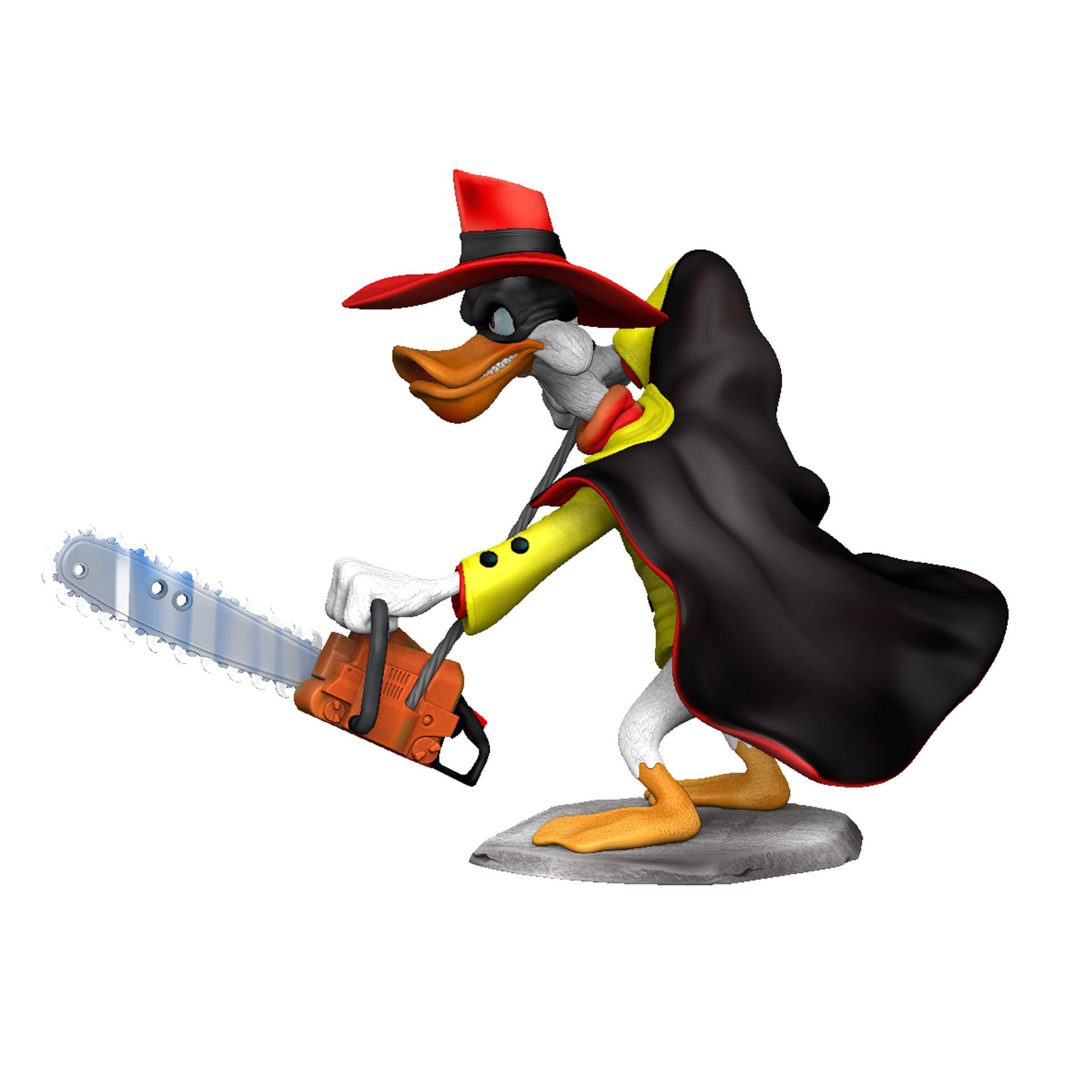 Negaduck (Darkwing Duck) - 3D Model by naeem32