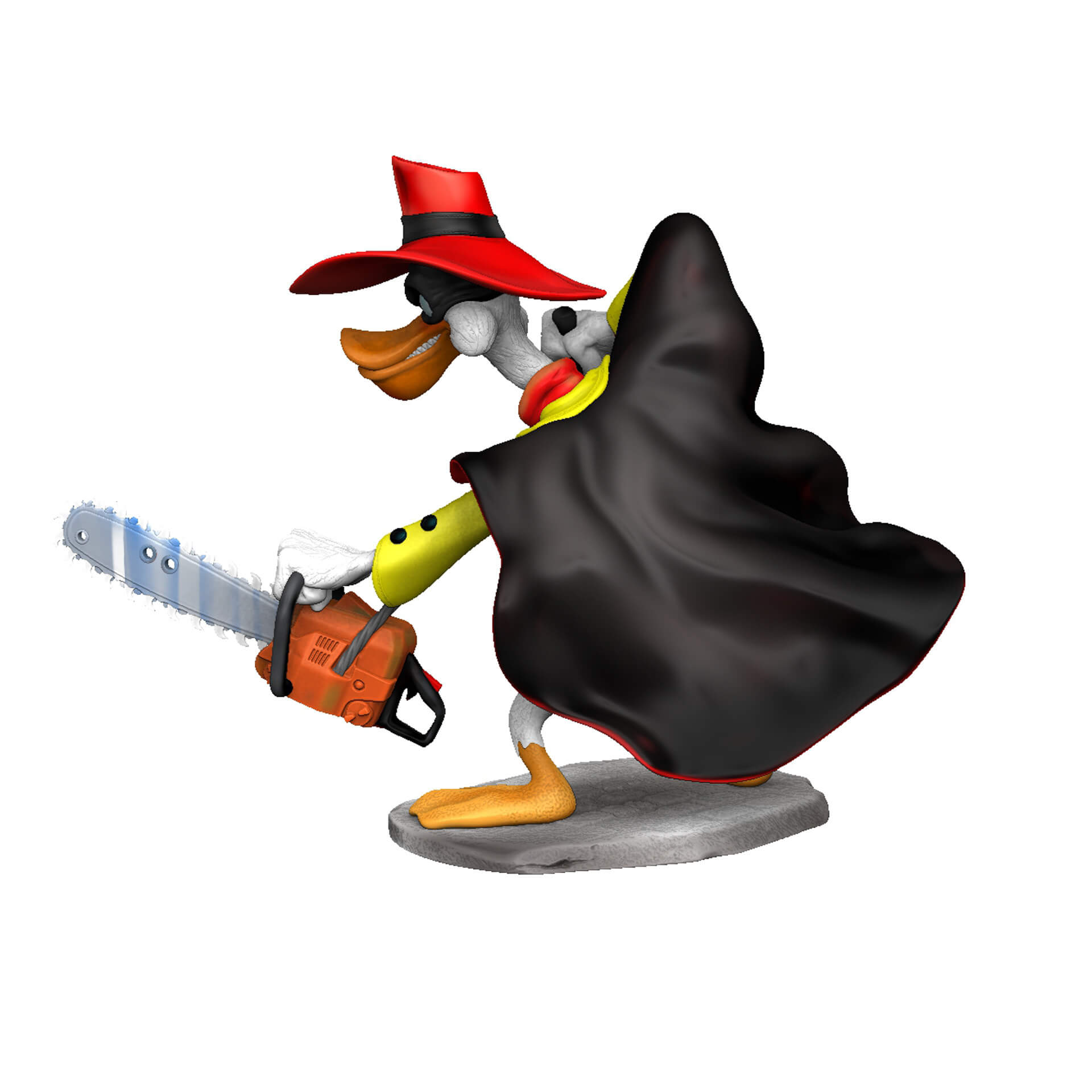 Negaduck (Darkwing Duck) - 3D Model by naeem32