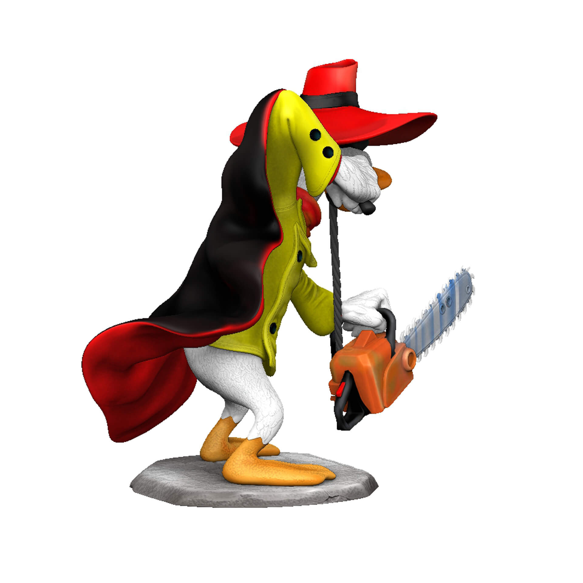Negaduck (Darkwing Duck) - 3D Model by naeem32