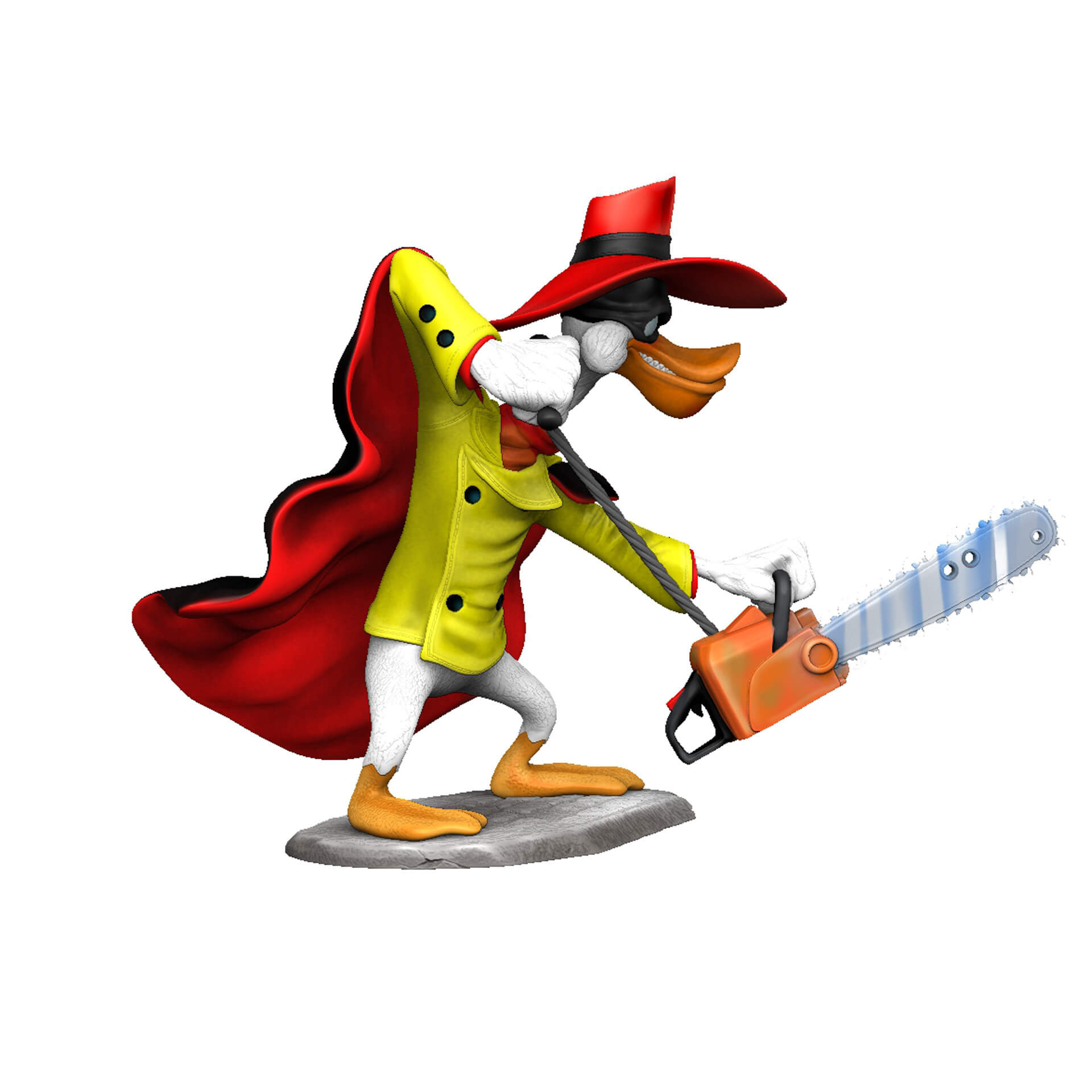 Negaduck (Darkwing Duck) - 3D Model by naeem32