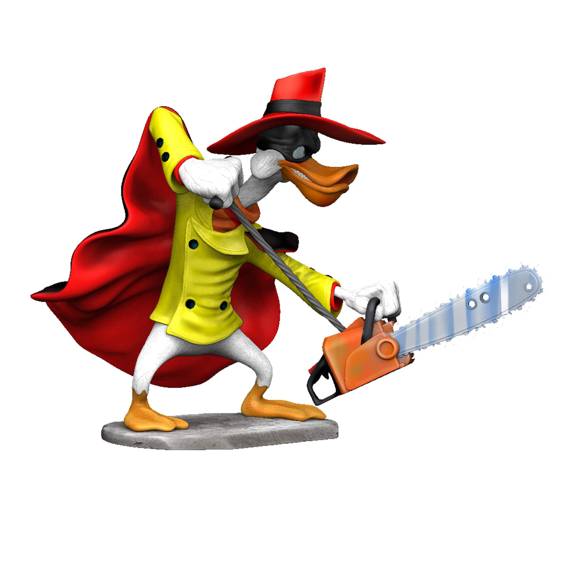 Negaduck (Darkwing Duck) - 3D Model by naeem32